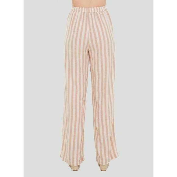 Dex | Pants & Jumpsuits | New Dex Wide Leg Vintage Pant In Taupe Stripe ...